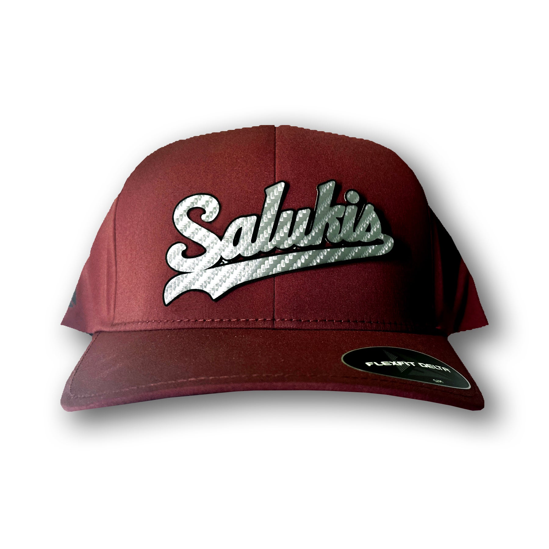 Salukis - Itchy Jones Tribute Hat - Maroon Delta FlexFit | The Printing ...