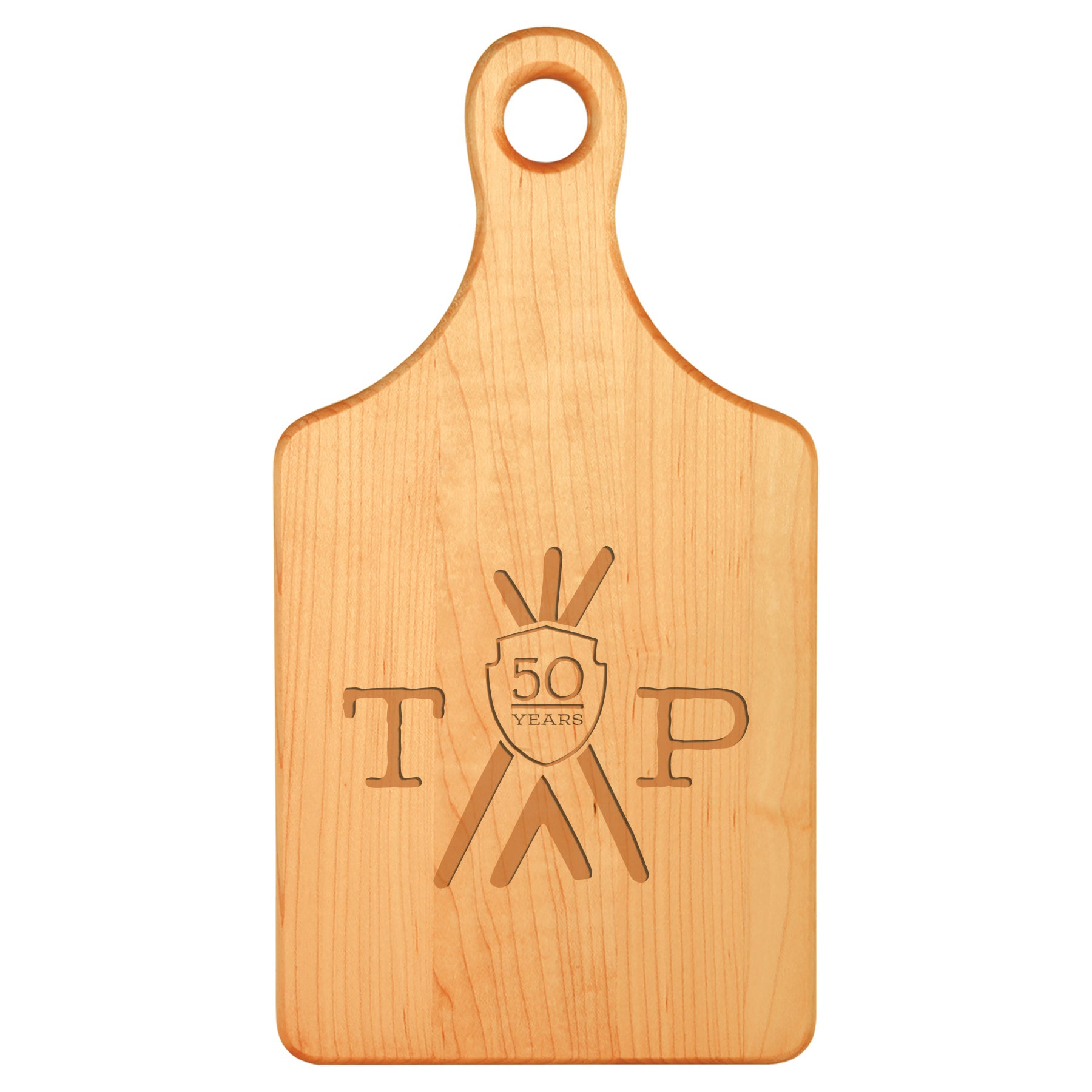 TP 50th - Maple Paddle Cutting Board | The Printing Plant